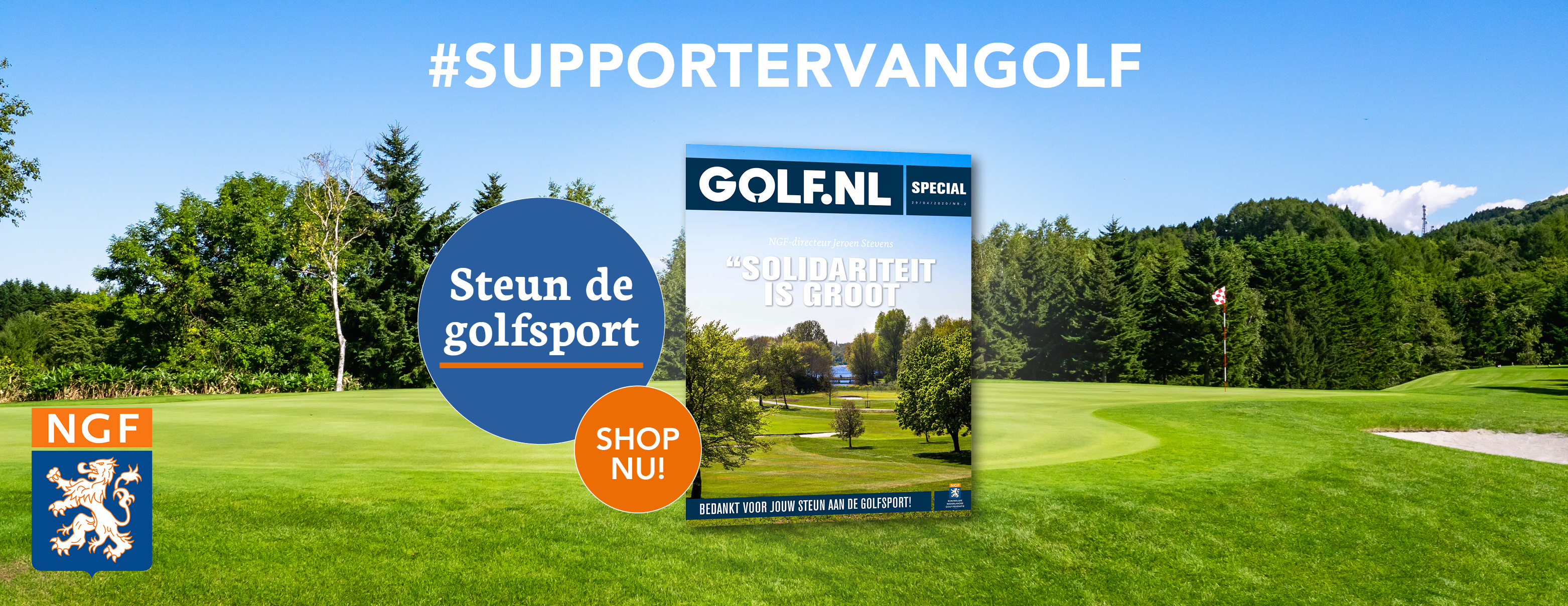 NGF in actie om golfclubs en golfbanen te steunen - NGF